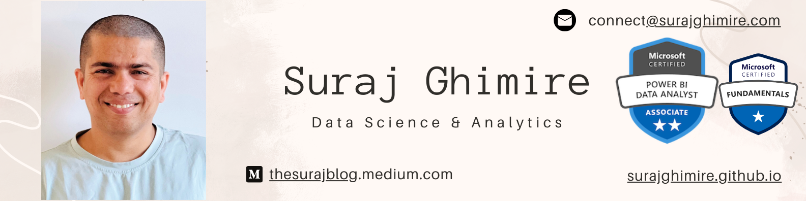 Suraj Ghimire, MSc Portfolio Website